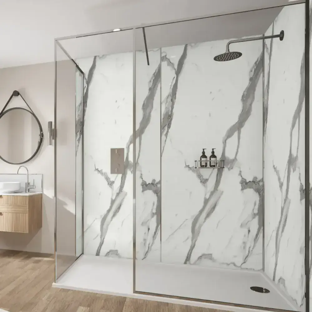 Mermaid Wetwall Shower Panels - All Colours - 585mm T&G