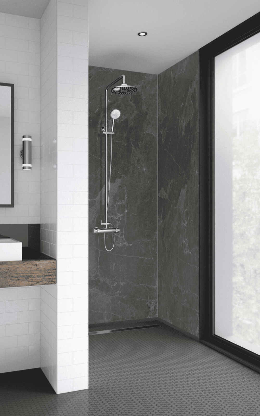 Mermaid Trade Wet Wall Shower Panels - All Colours - 900mm or 1200mm Wide