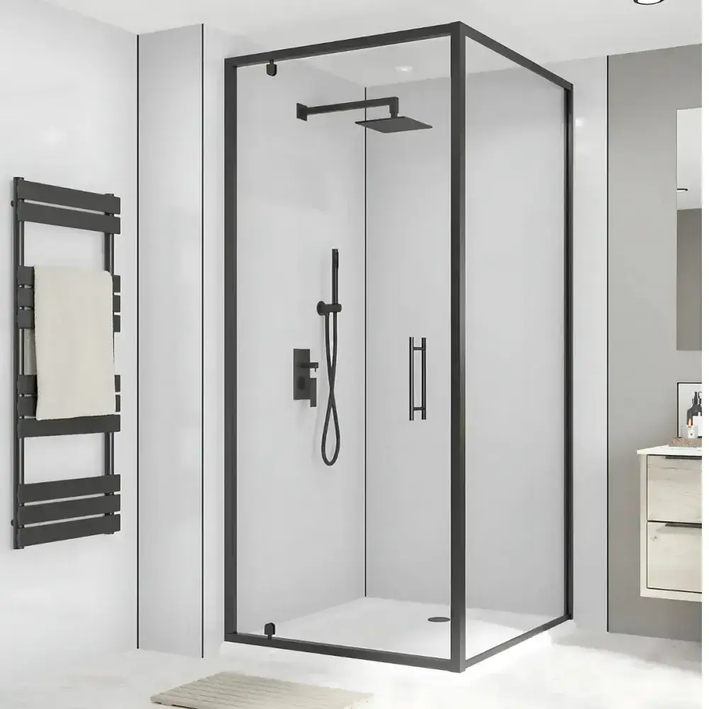 Wetwall Alloy Shower Panels - Glacier White - Gloss