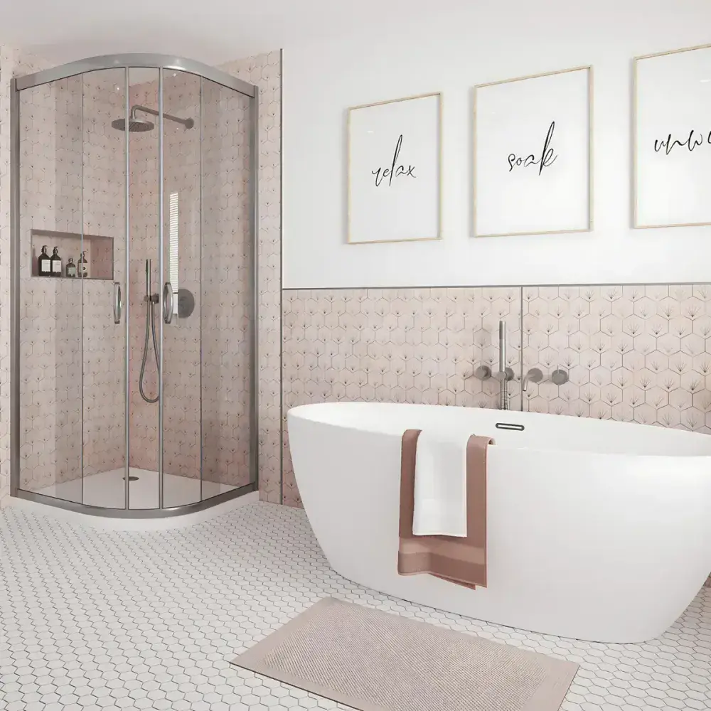 Wetwall Alloy Shower Panels - Stella Rosa Decor