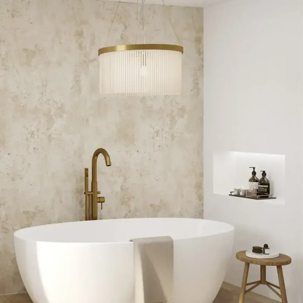 Wetwall Alloy Shower Panels - Terra Light Decor