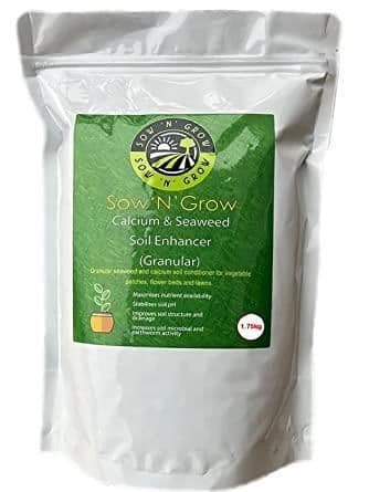 1 75 KG ORGANIC SEAWEED FERTILISER - Calcium & Seaweed Granular Soil ...