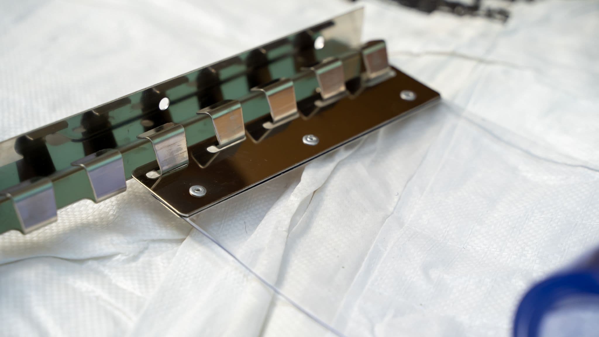 3 75M Width 1 7M Drop PVC Curtains for Chiller Cabinets