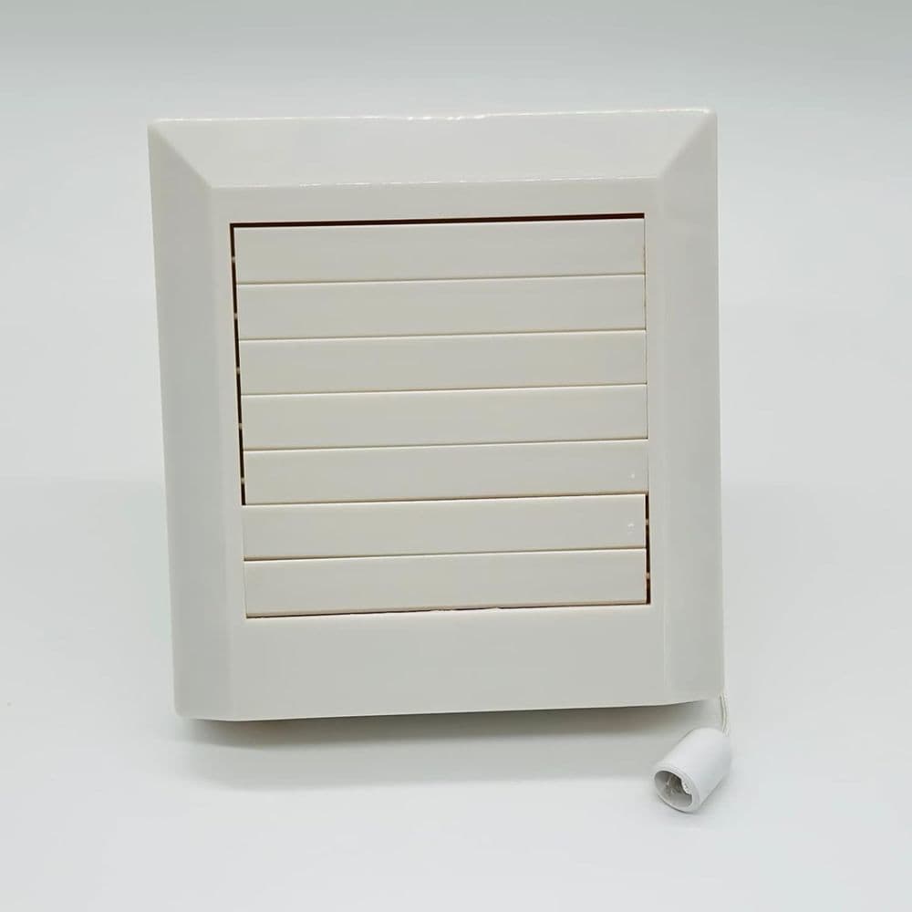 AirTech-UK 100mm 4 Inch Bathroom & Kitchen Extractor Fan with Pull Cord ...