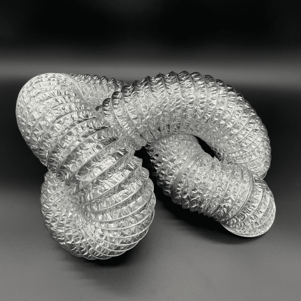 Aluminium Foil Flexible Ducting 10M Length All Sizes