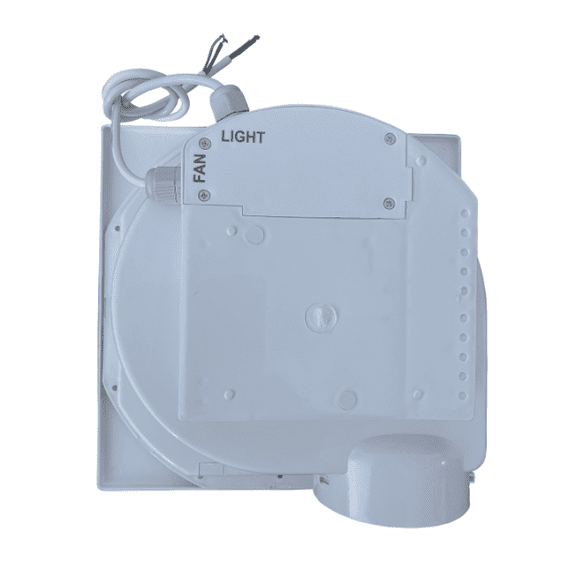 Bathroom Ceiling Extractor Fan 100mm/ 4" with Square 12 W LED 4 Lights ...