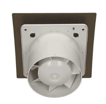 Bathroom Extractor Exhaust Fan 100mm Brushed Gold Front Panel