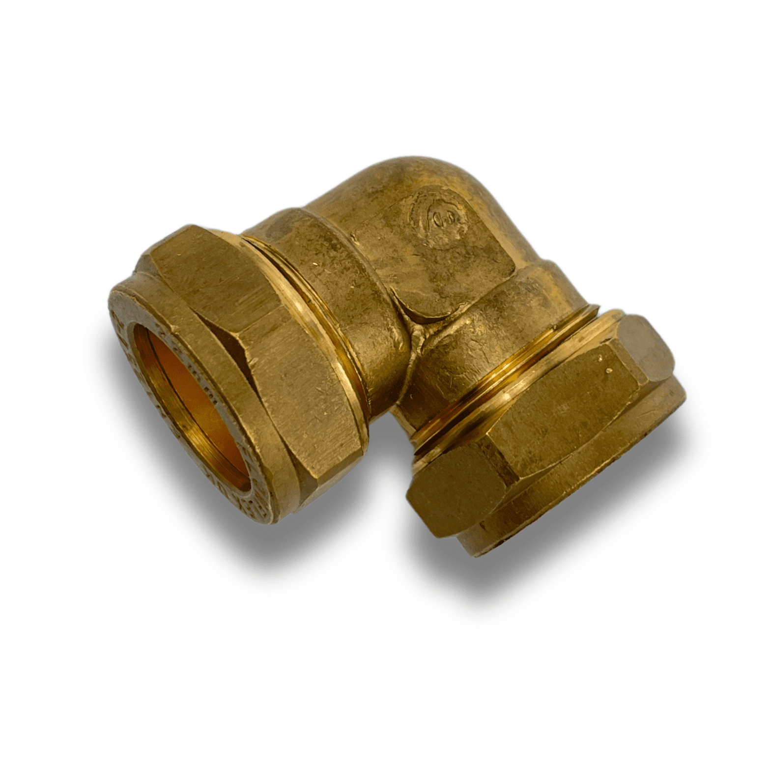 Brass Compression Equal Elbow - 22mm