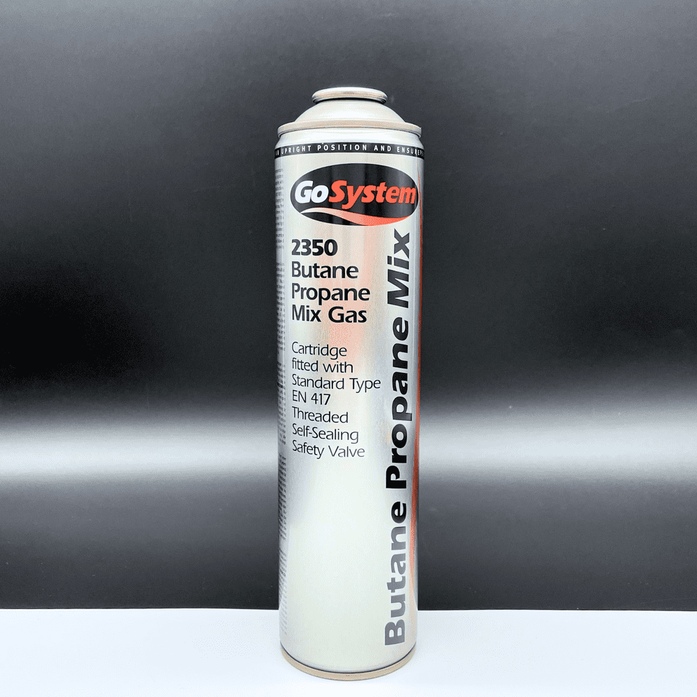 Butane Propane Mix Gas Cartridge - 350g Threaded EN417 GoSystem Premium ...