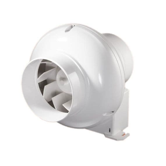 Centrifugal Inline Duct Extractor Fan With Timer 100mm/4"