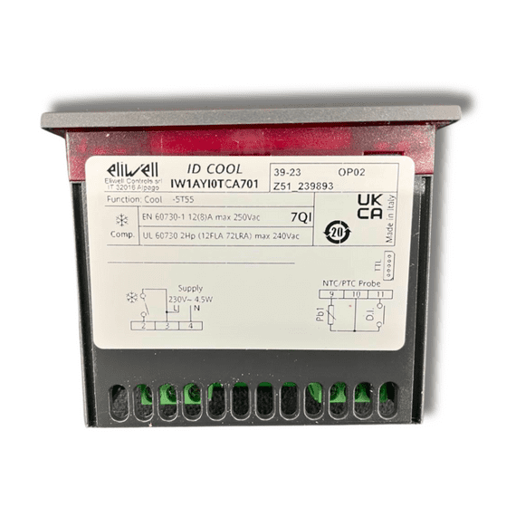 ELIWELL ID COOL UNIVERSAL DIGITAL CONTROL REFRIGERATION CONTROLLER ...