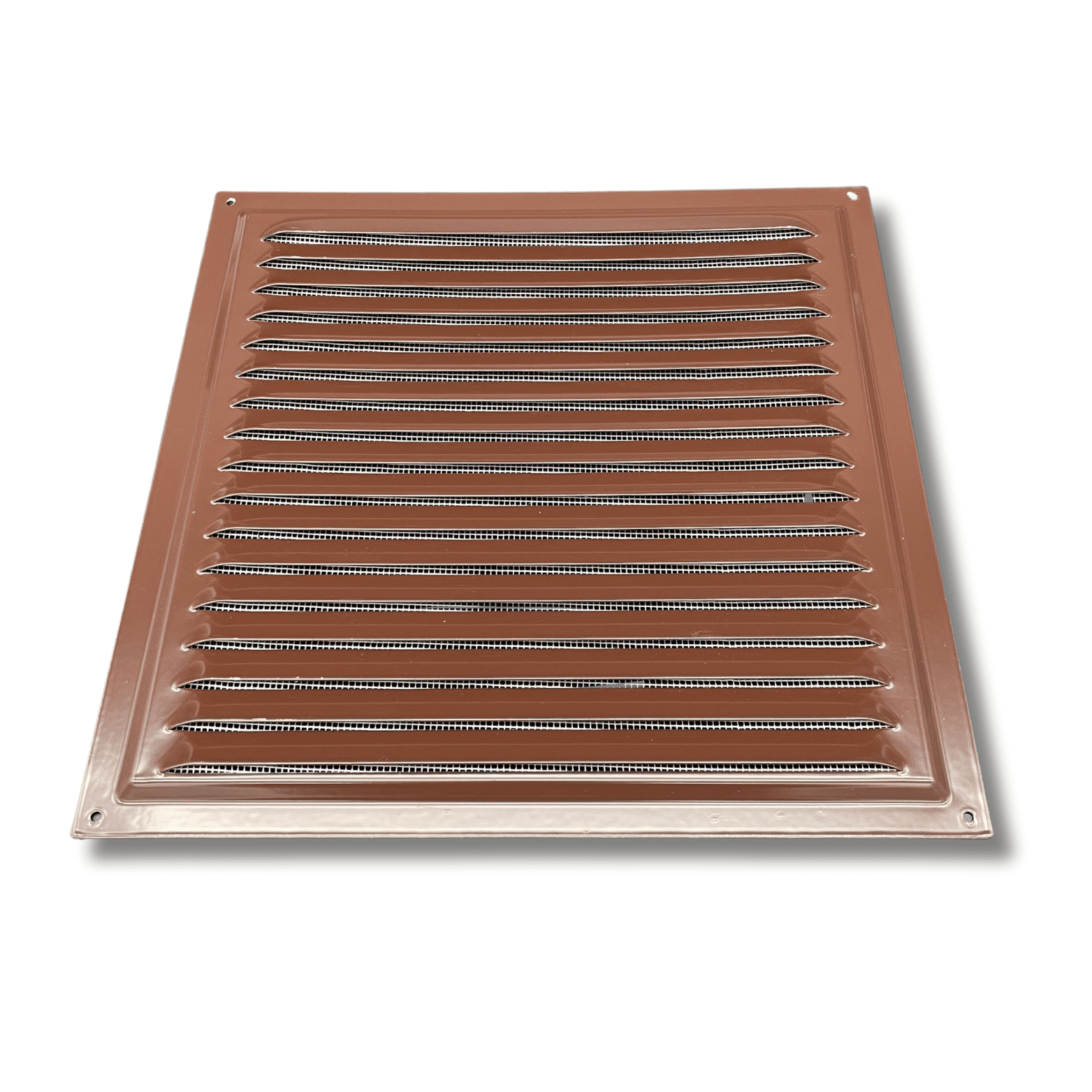 AirTech-UK Flat Brown Metal Fixed Grille 300x300mm with FlyScreen ...