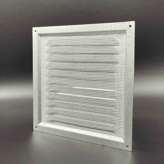 AirTech-UK Flat Metal Fixed Grille 300x300mm with FlyScreen - External ...