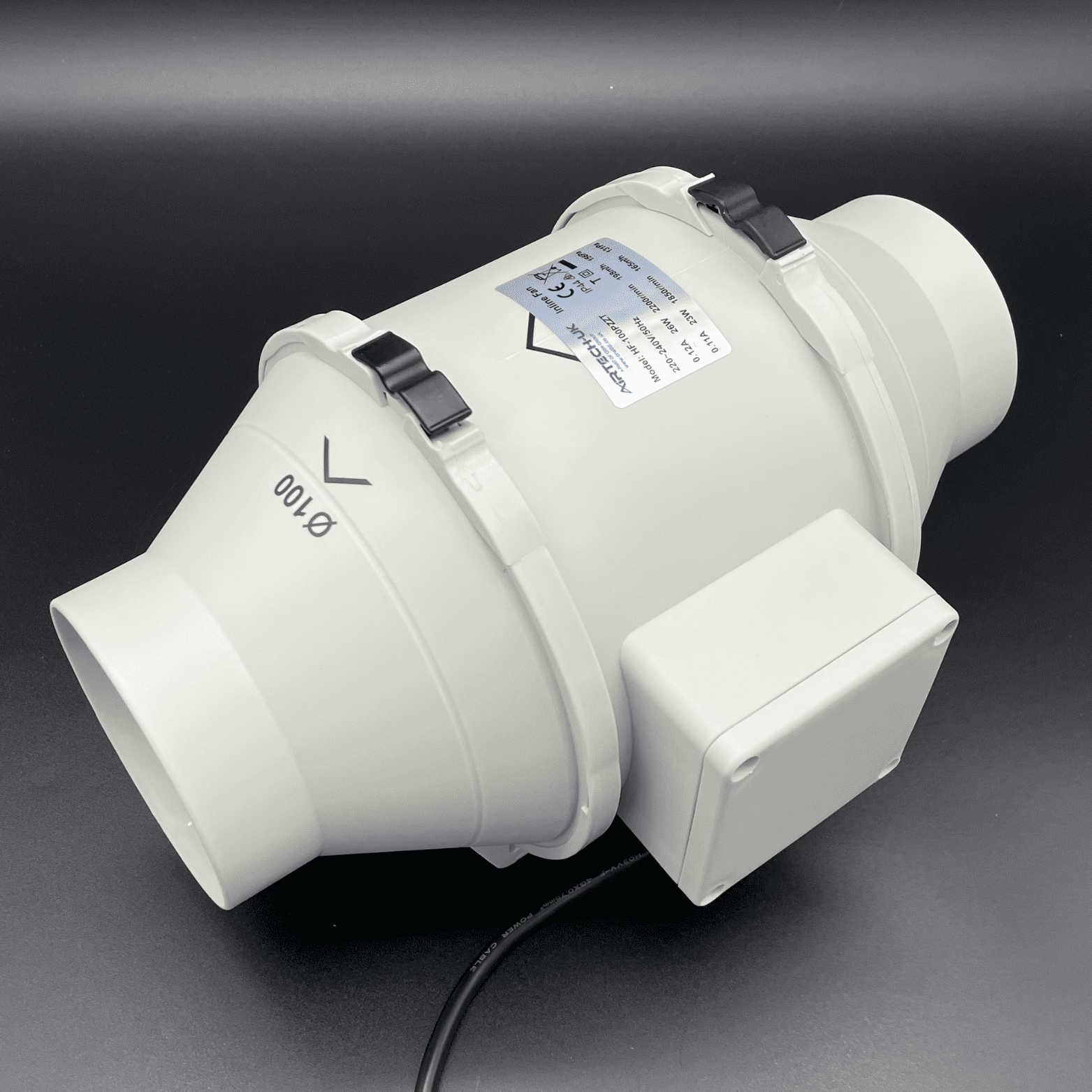 FlowMax Elite 100mm Bathroom Shower Extractor Fan Kit Complete ...