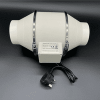 FlowMax Turbo Inline Extractor Fan 100mm / 4 inches - Single Speed ...