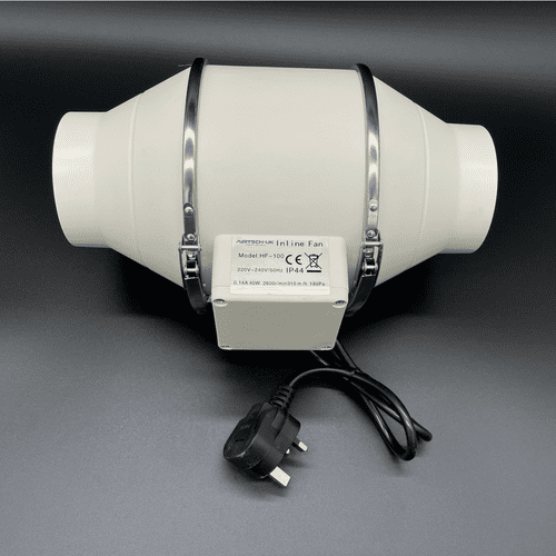 FlowMax Turbo Inline Extractor Fan 100mm / 4 inches - Single Speed ...