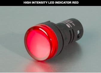 Indicator LED light High Intensity RED