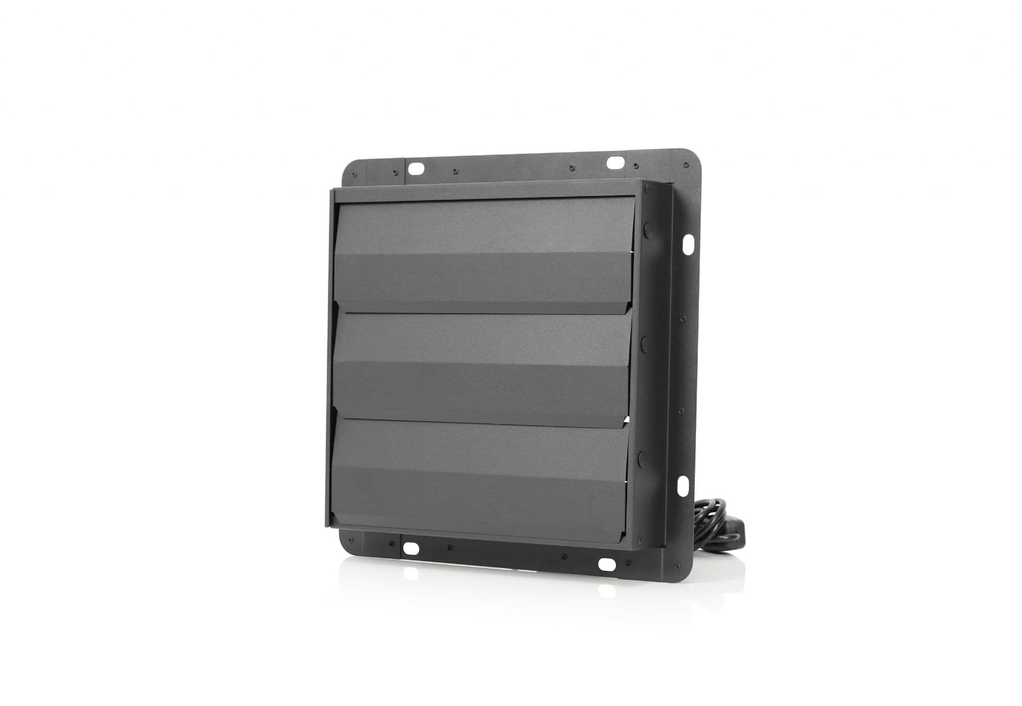 Industrial Exhaust Fan 300mm with Gravity Louvers Wall-Mounted Plate ...