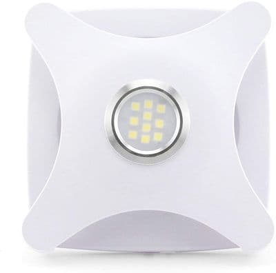 Bathroom Extractor Fan Matte Black Glass 150mm/6" with Humidity VF-W6GP