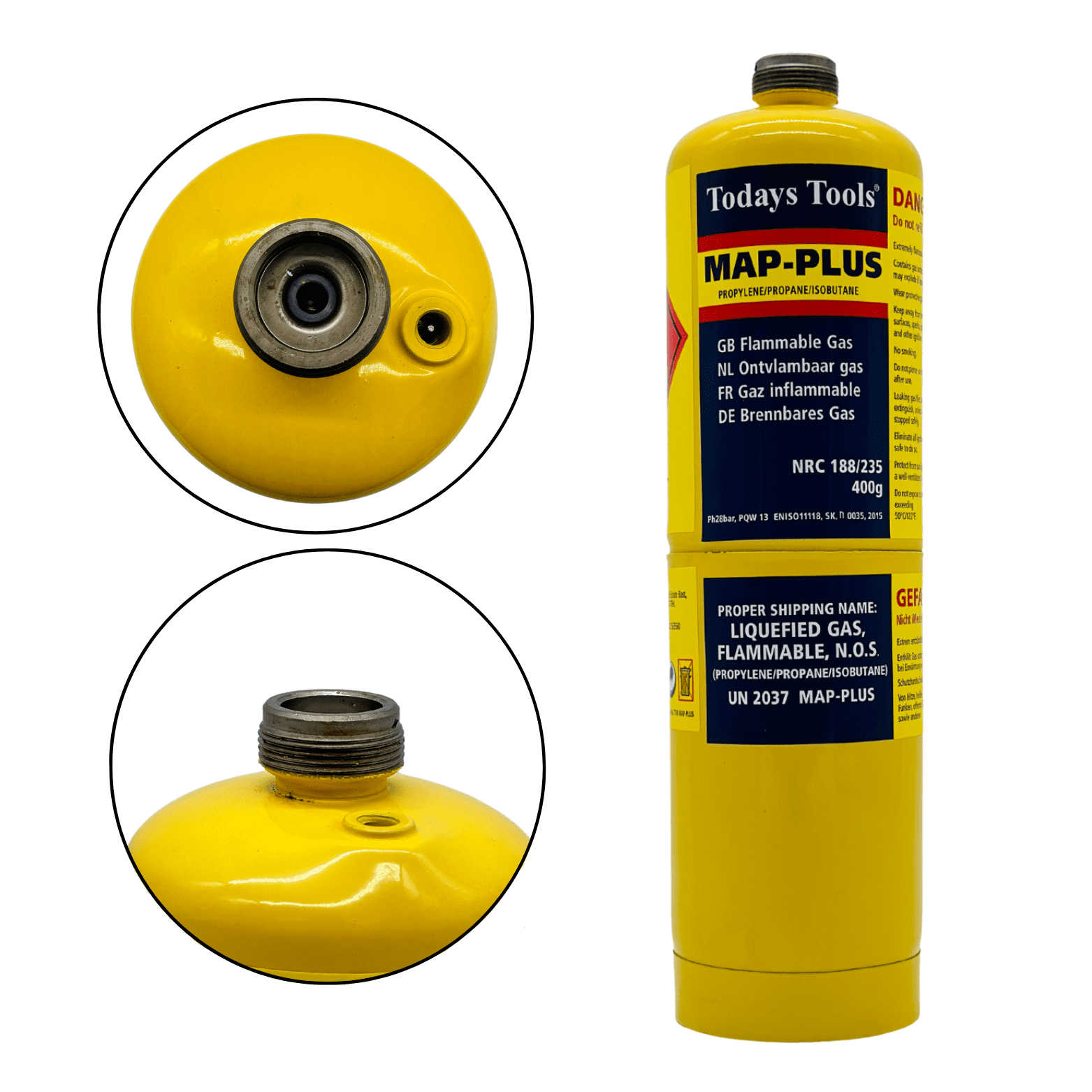 Map Pro Gas Disposable Cylinder Bottle 400g Cartridge for Blow Torch ...