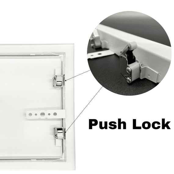 Metal Access Panel Door with Push-to-Open Access System Inspection ...