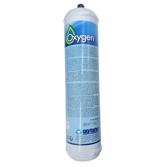 Oxyturbo Oxygen Replacement Gas Cylinder 950ml