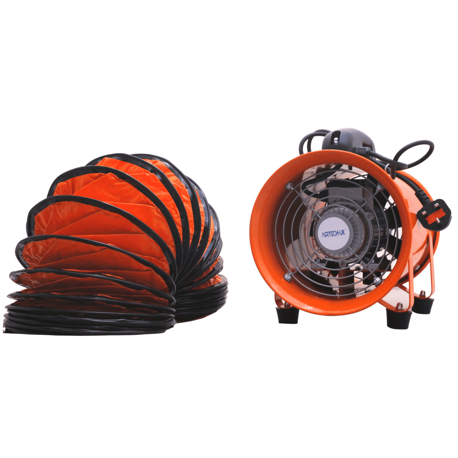 Portable Industrial Ventilator Axial Blower Workshop Extractor Fan 8 ...