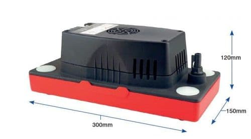 RedBox 1 Litre Low Profile Condensate Pump 5 1m Lift with Safety Switch