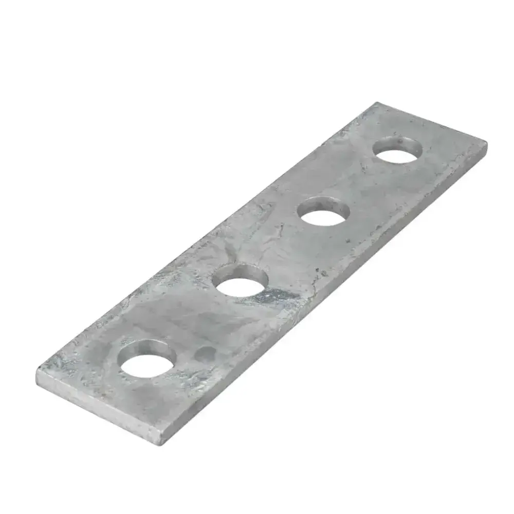 Strut Flat Plate Connector - 4 Hole