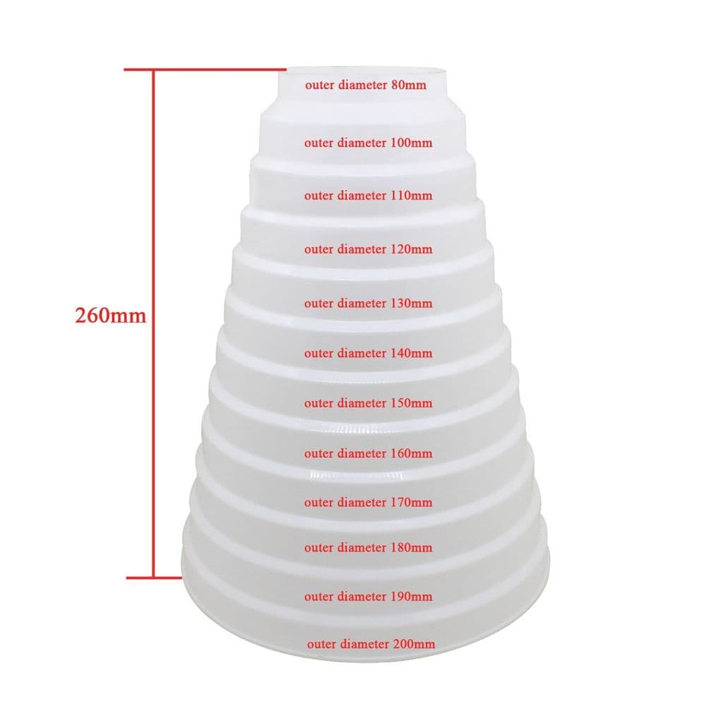 Universal Reducer for Ventilation Systems with 80 to 200mm Diameter ...