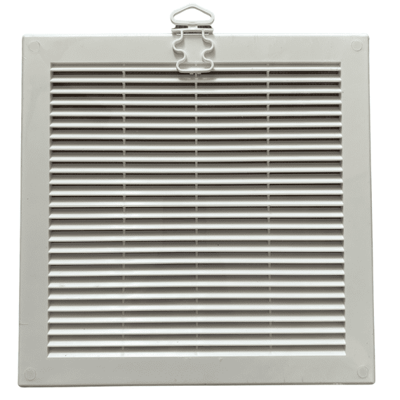 White air vent grille cover wall ducting ventilation grid