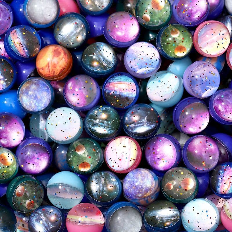 45mm Bouncy Balls x 50 Galaxy