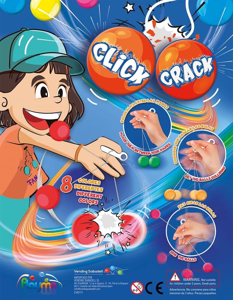 65mm Vending Capsules - Click Crack x 50