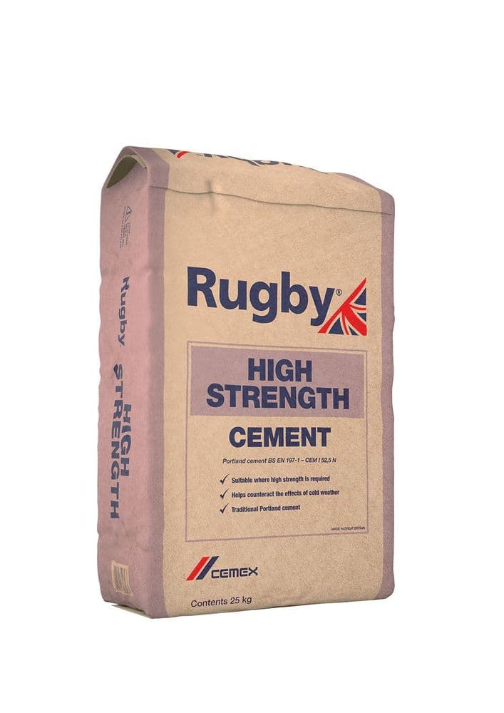 Rugby Portland High Strength Cement 25kg Bag