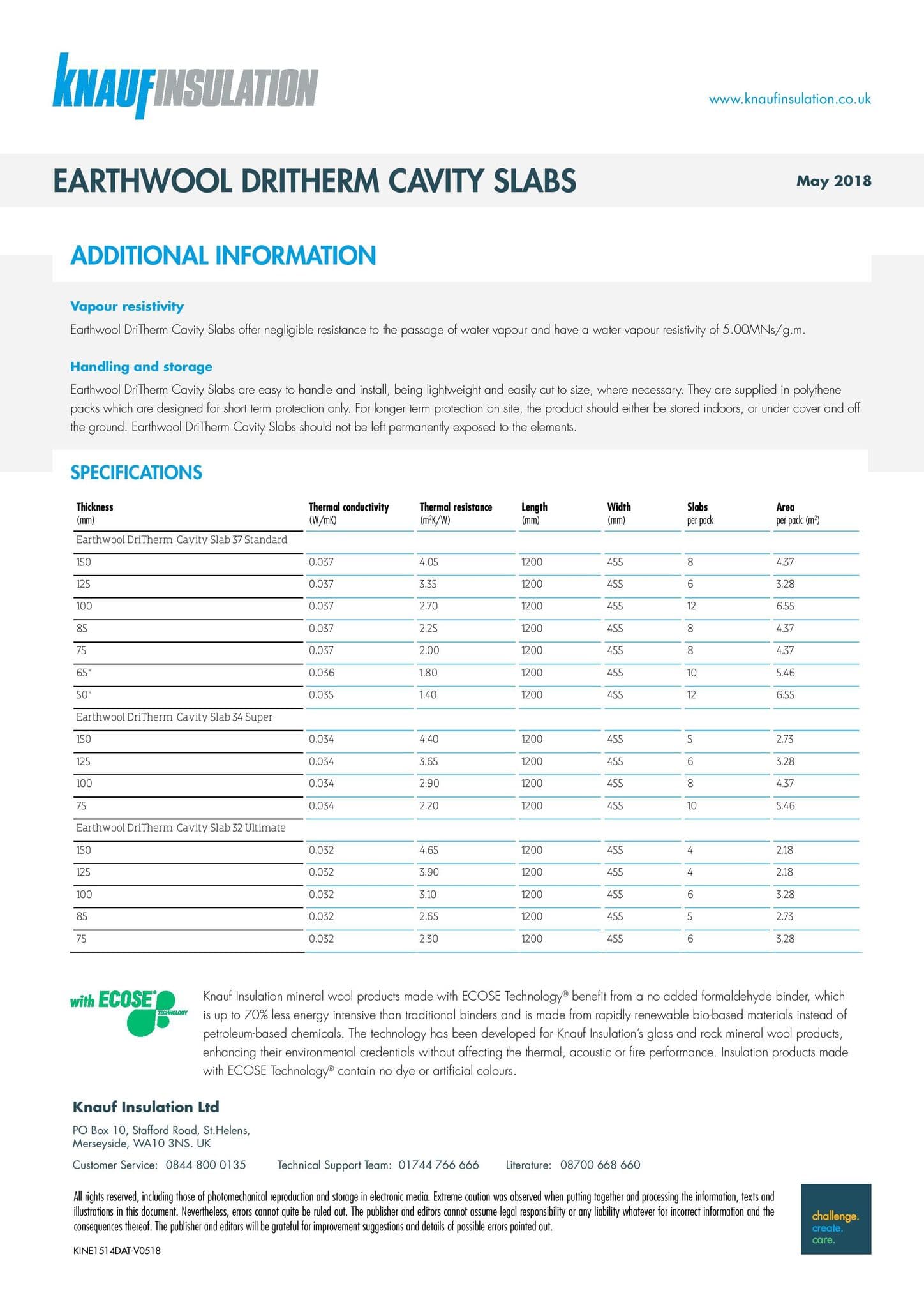 100mm Dritherm 32 Ultimate 1 2m x 455mm x 6 Slabs 3 28m2 Pack