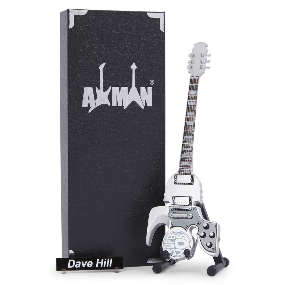 Dave Hill Super Yob Guitar Miniature Replica | Slade | Handmade Music Gifts
