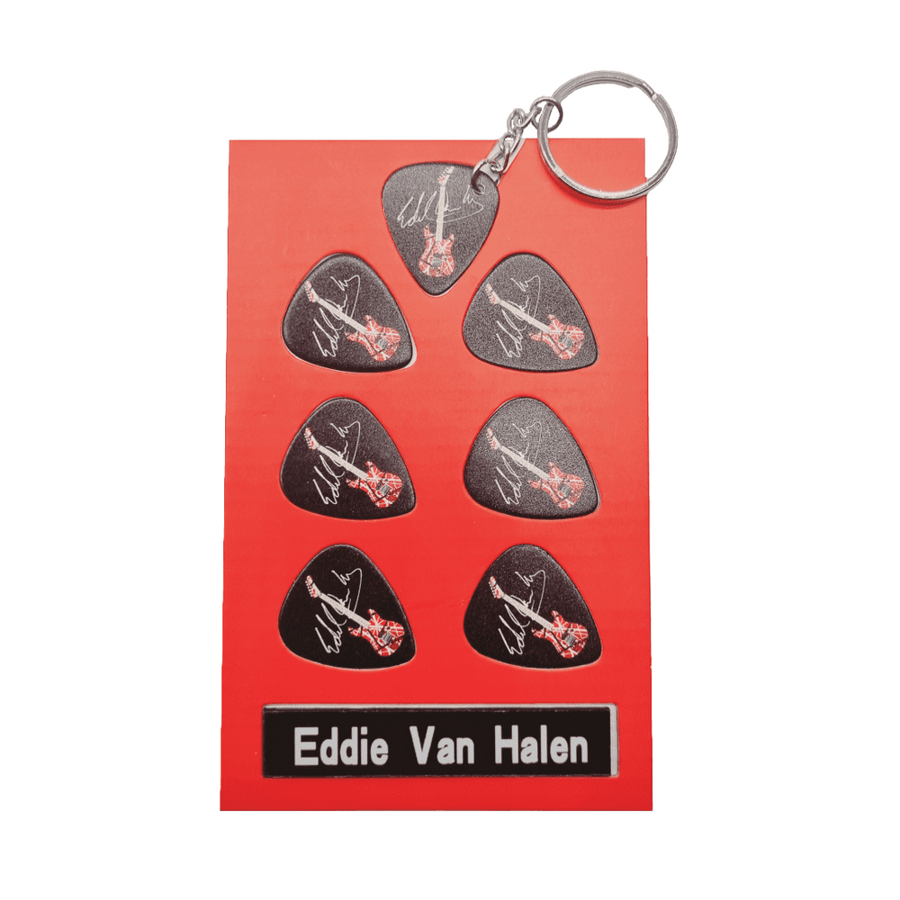 Eddie Van Halen Guitar Plectrum Gift Set | 6 Artist Plectrums | 1 ...