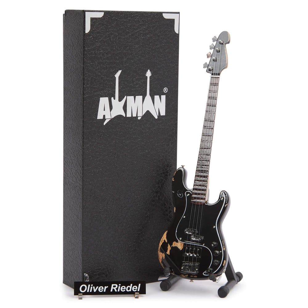 Oliver Riedel Miniature Bass Guitar Replica | Handmade Music Gifts