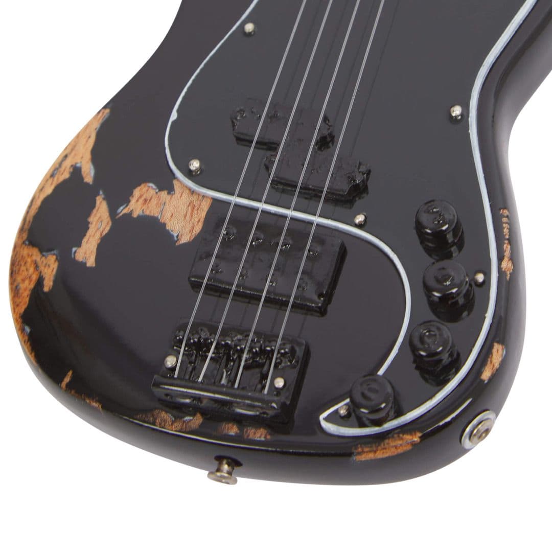 Oliver Riedel Miniature Bass Guitar Replica | Handmade Music Gifts