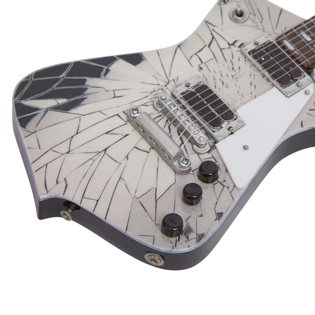 Paul Stanley Guitar Miniature Replica | KISS | Cracked Mirror ...