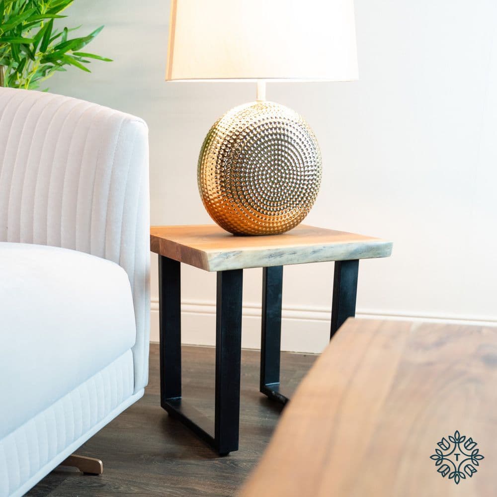 TARA Treviso live edge side table TL5919