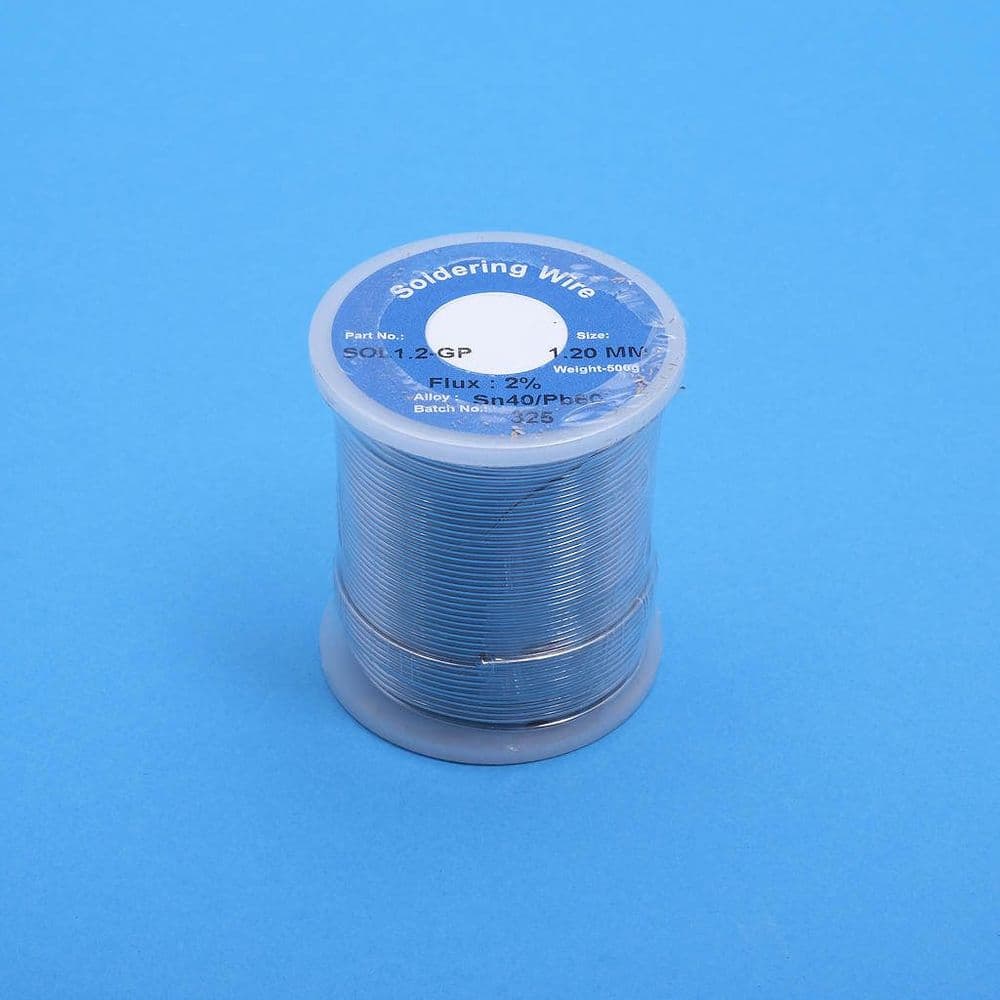 1 25mm Flux cored solder 60 lead 40 tin 500 gram reel RS7