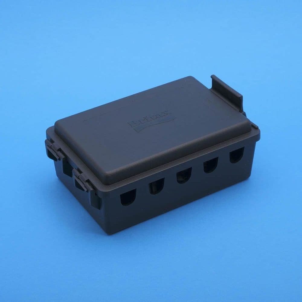 10 way weatherproof junction box with hinged lid CB10