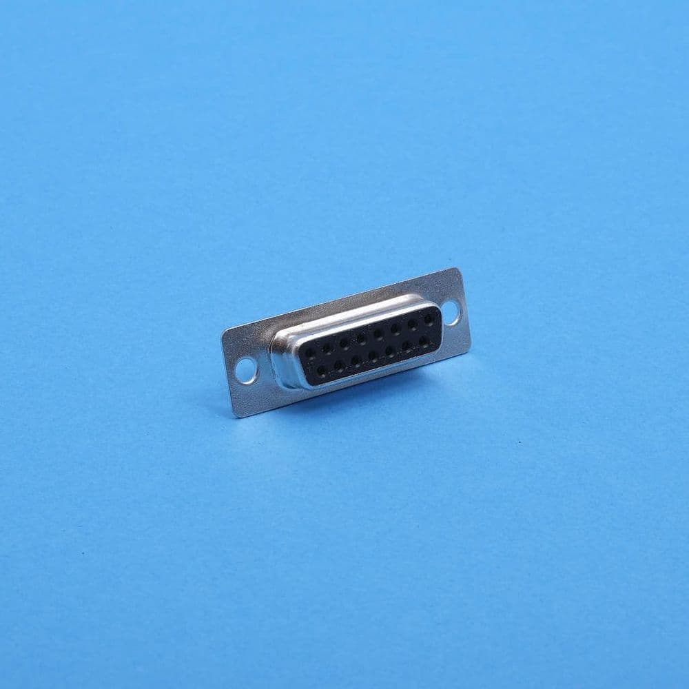 15 way D type socket connector D15F