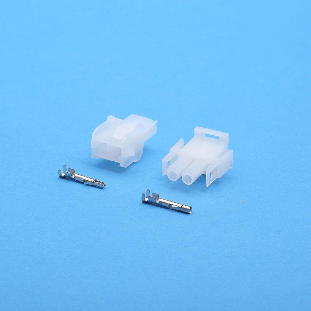 2 way Mate-N-Lock kit plug receptacle and terminals MNL2KIT