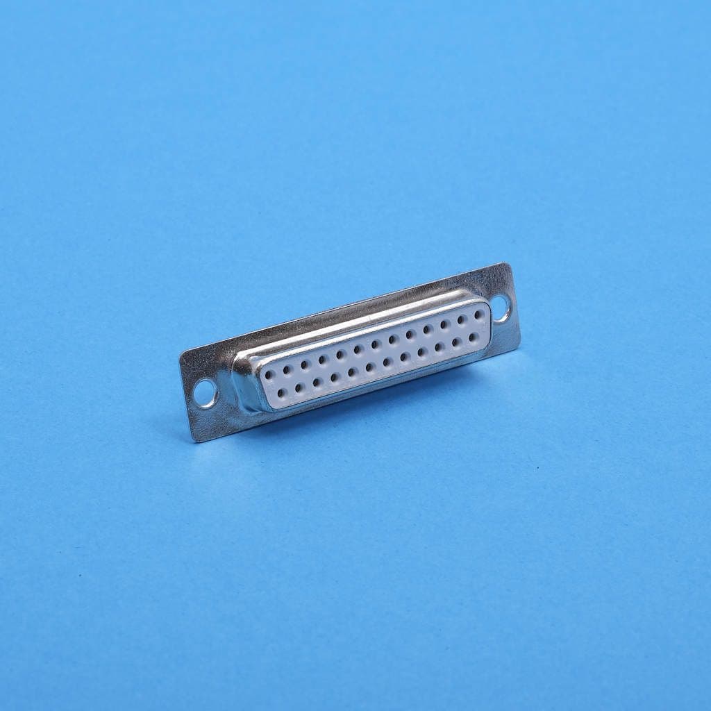 25 way D type socket connector D25F