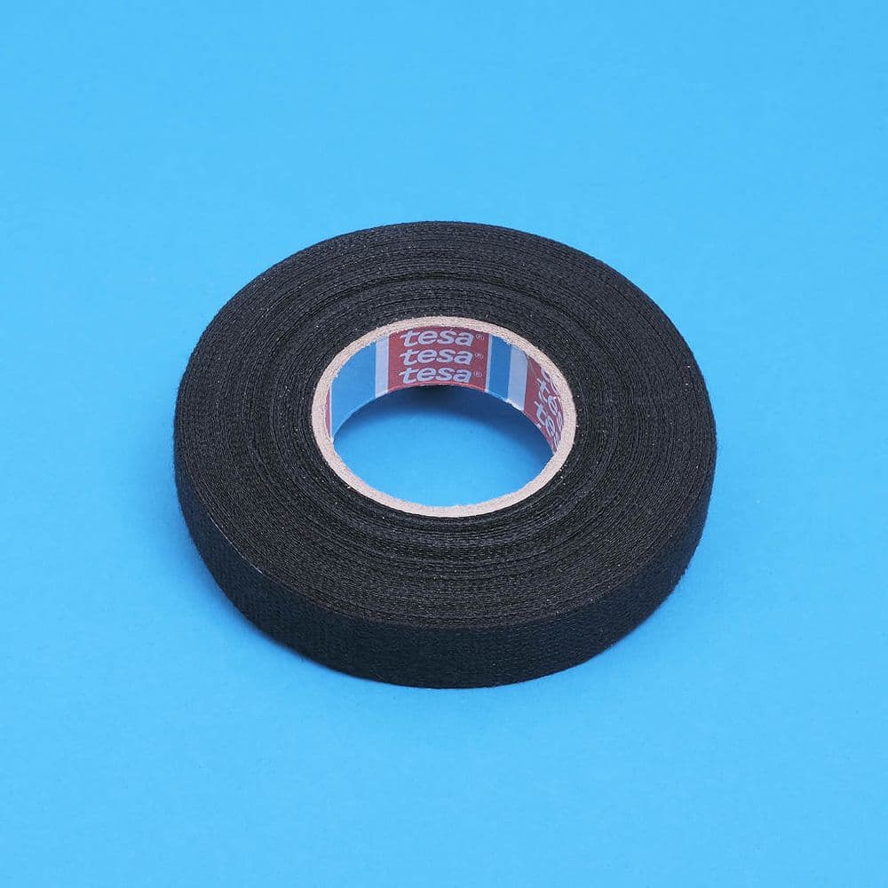 Adhesive fleece harness tape Resists vibration Black 15M PV740B