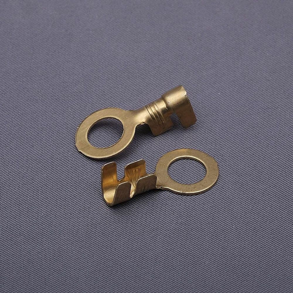 Brass ring terminal with 8mm hole 10 pack BRT8/10