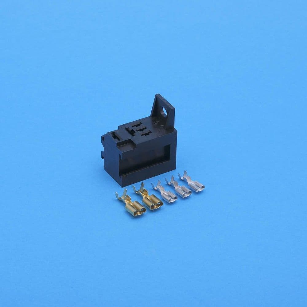 Micro Relay interlocking base with fixing hole & terminals RBM1UKIT