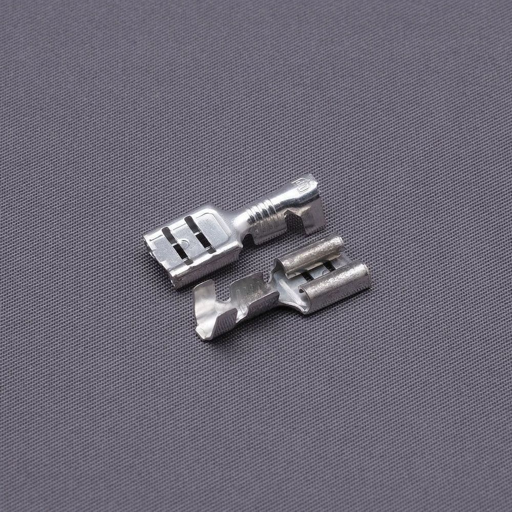 Plated 6 3 x 0 8mm blade terminal for 1-2 5mm wire 30-292-2/10